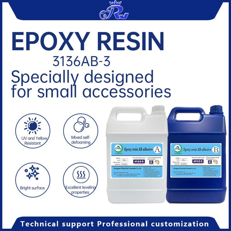 RW Epoxy Resin 3136AB-3 Is Used For Small Crafts, Jewelry - Dongguan RW ...