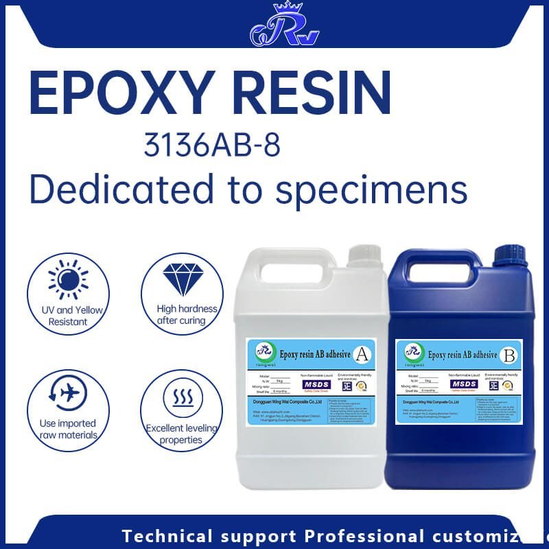 RW Epoxy Resin 3136AB-8 Is Used For Falling Water Stones, Crafts ...