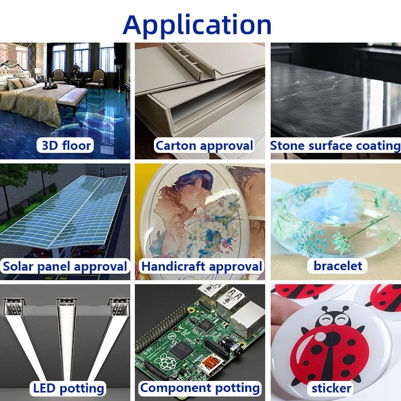 RW Epoxy Resin 3136AB-SX Is Used For 3D Flooring, Paper Box Surface ...