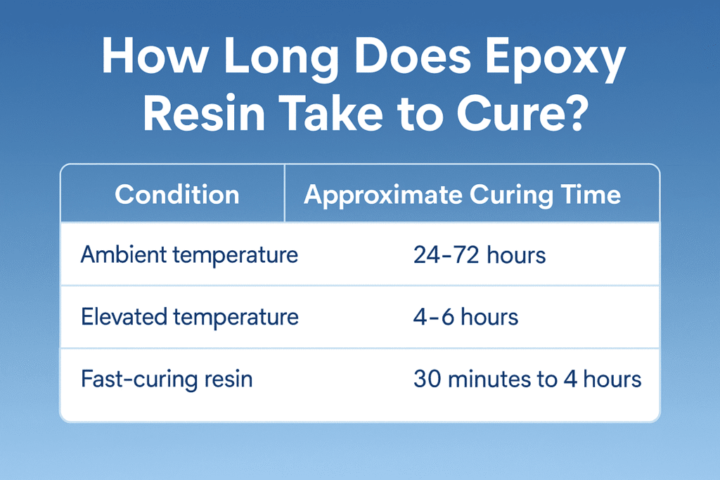 How Long Does Epoxy Resin Take to Cure? | Epoxy Curing Guide for DIYers ...