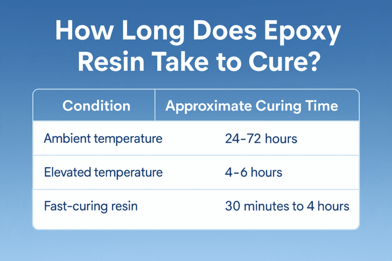 How Long Does Epoxy Resin Take to Cure? | Epoxy Curing Guide for DIYers and Professionals ...